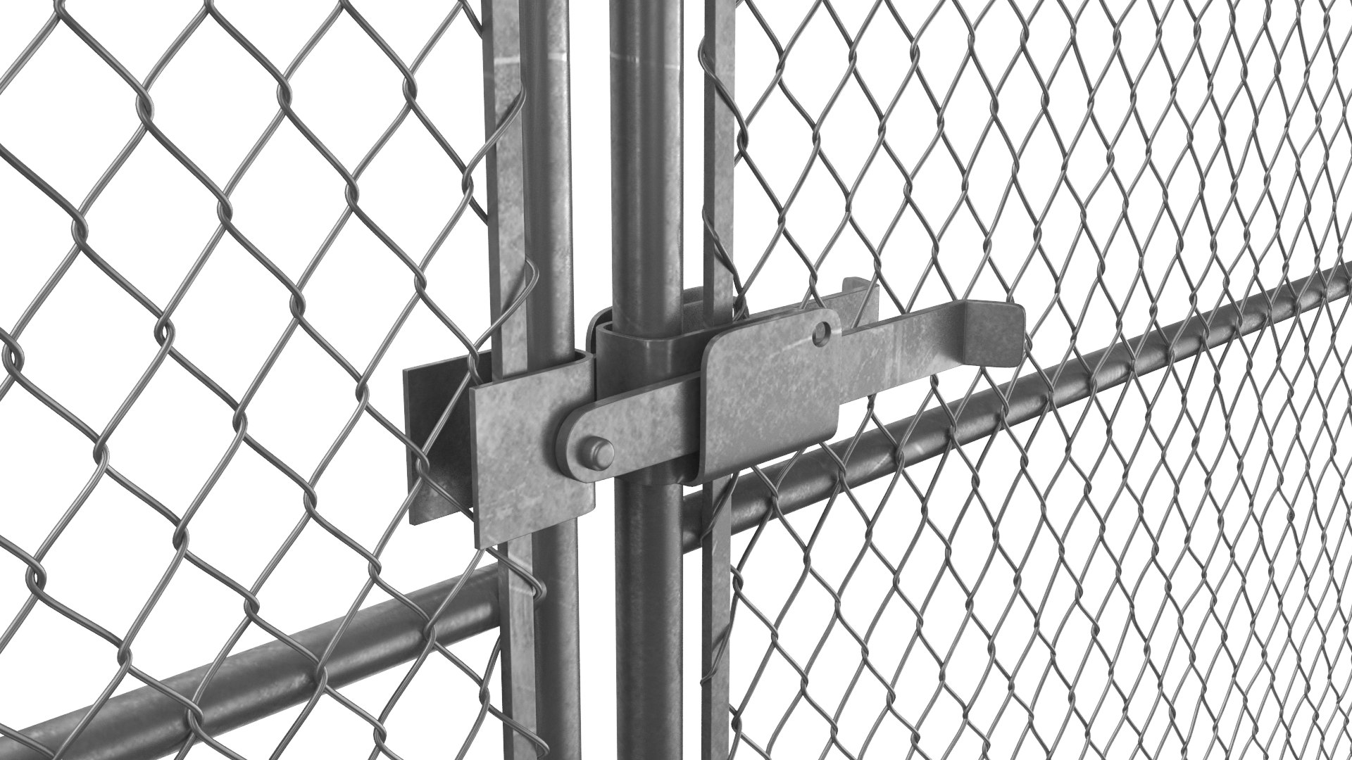 3D Model Chain Link Fence - TurboSquid 1735090