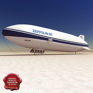 3d model steampunk zeppelin