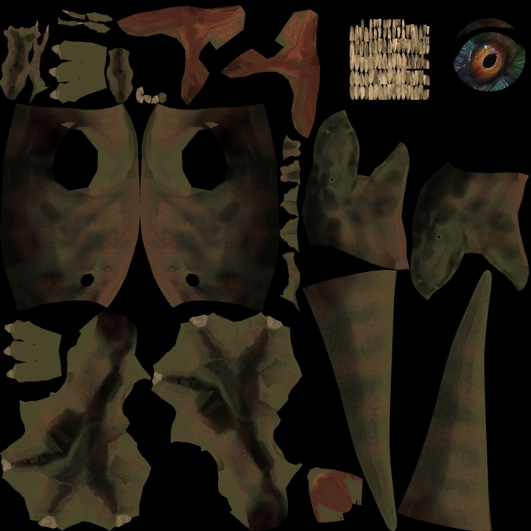 3D T-Rex Rigged And Textured - TurboSquid 1897940