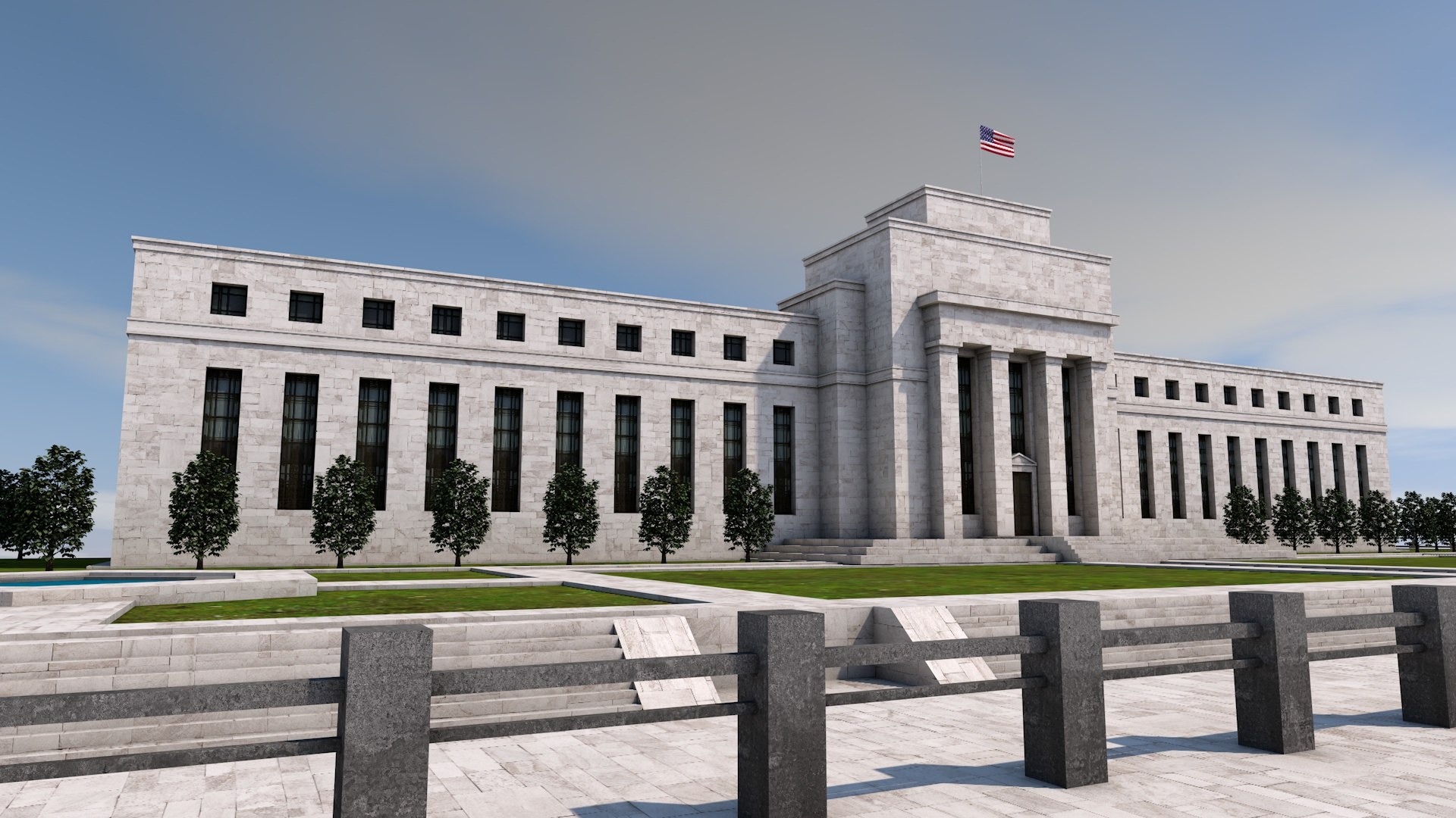 3D Federal Reserve Board Model - TurboSquid 1987623