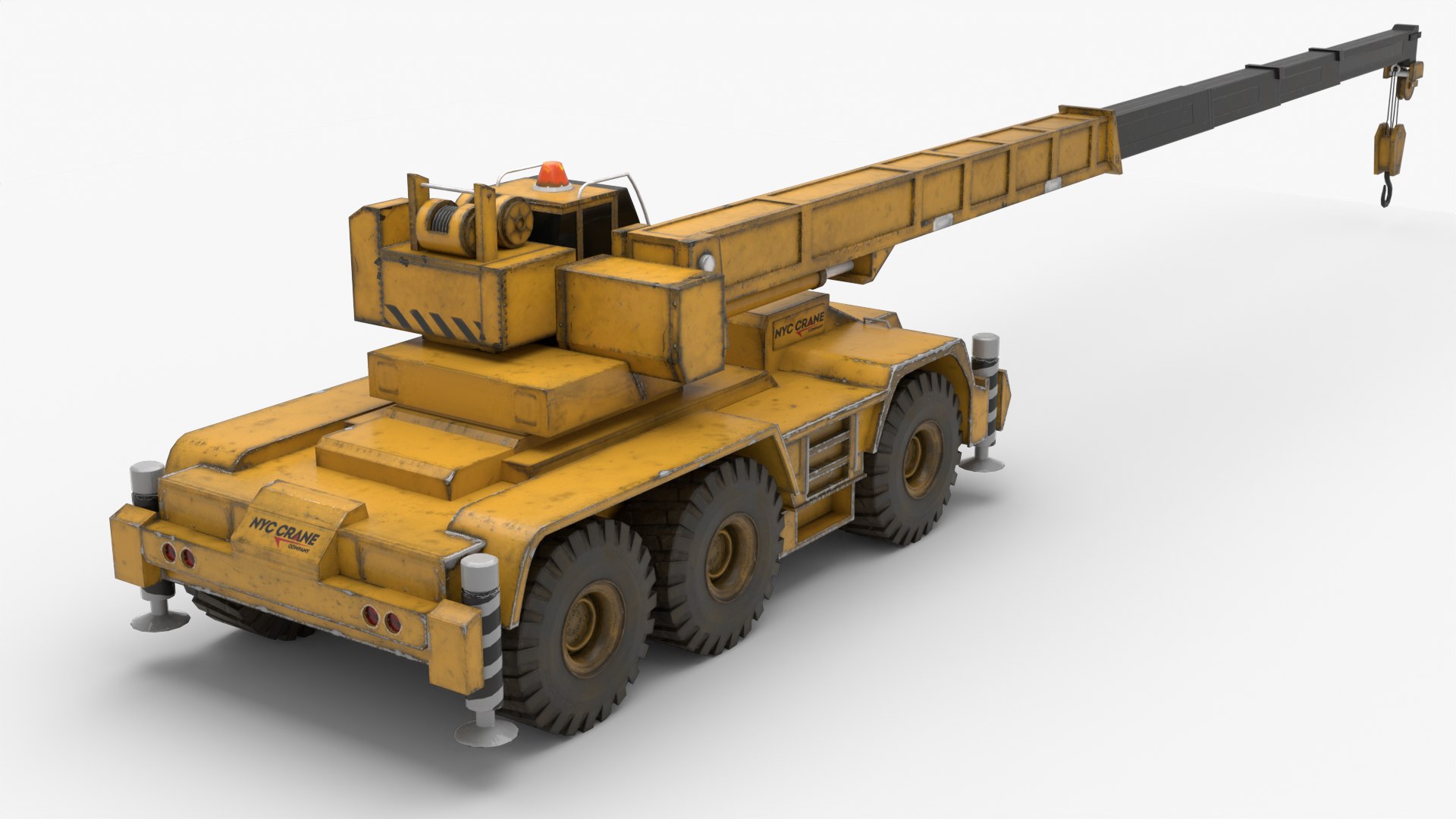 Mobile Crane Model - TurboSquid 2342117