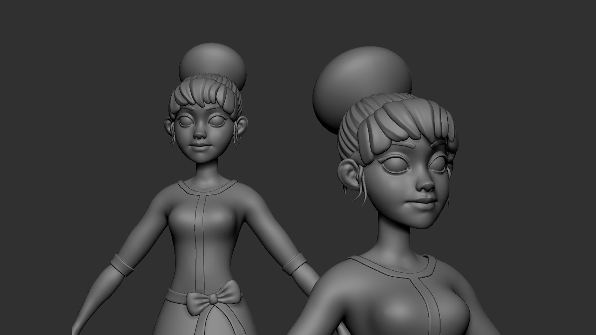 Body Basemesh - Stylized Female 3D Model 3D Model - TurboSquid 1859933