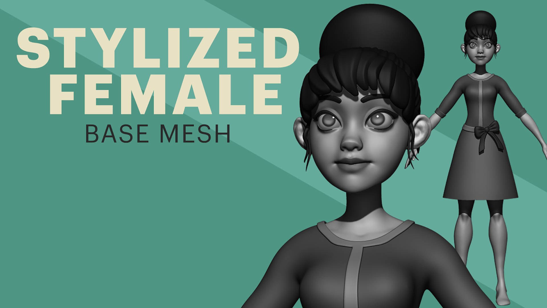 Body Basemesh - Stylized Female 3D Model 3D Model - TurboSquid 1859933