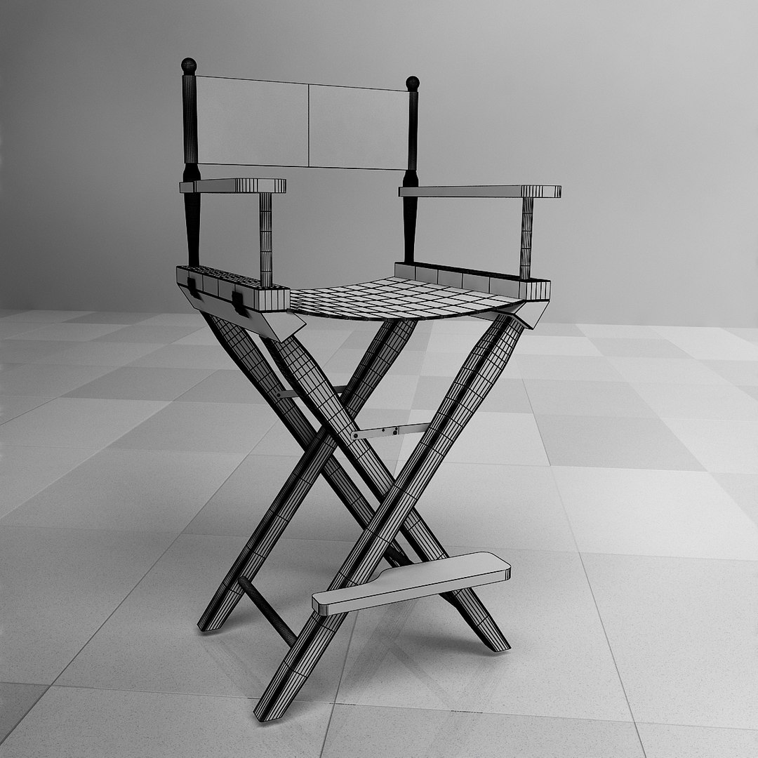 Director Chair 3D Model - TurboSquid 1542389