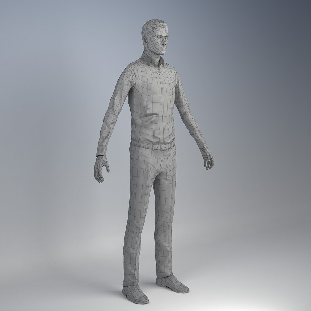 3ds Max Man Character People