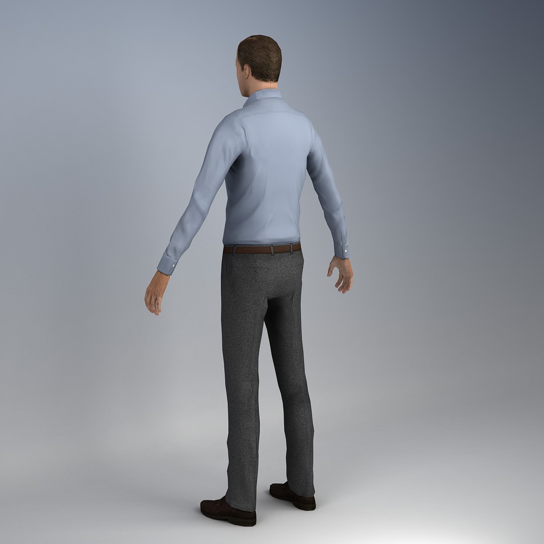 3ds Max Man Character People