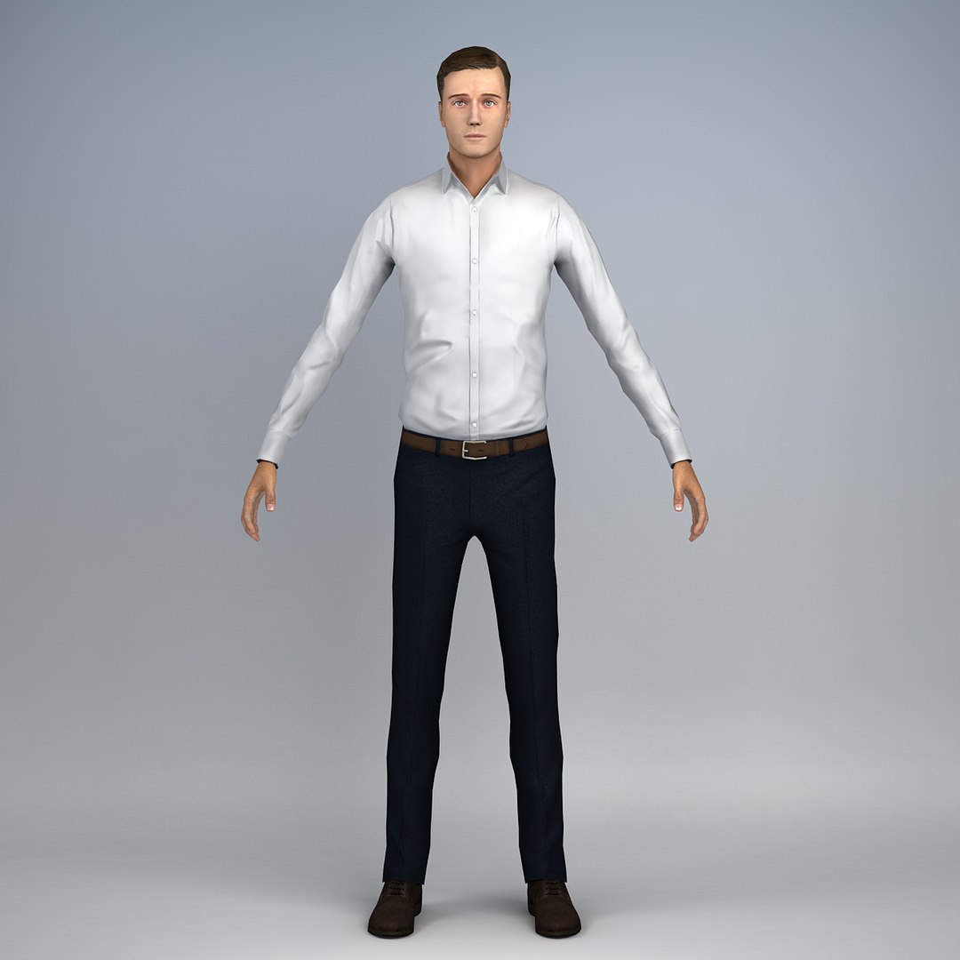 3ds Max Man Character People