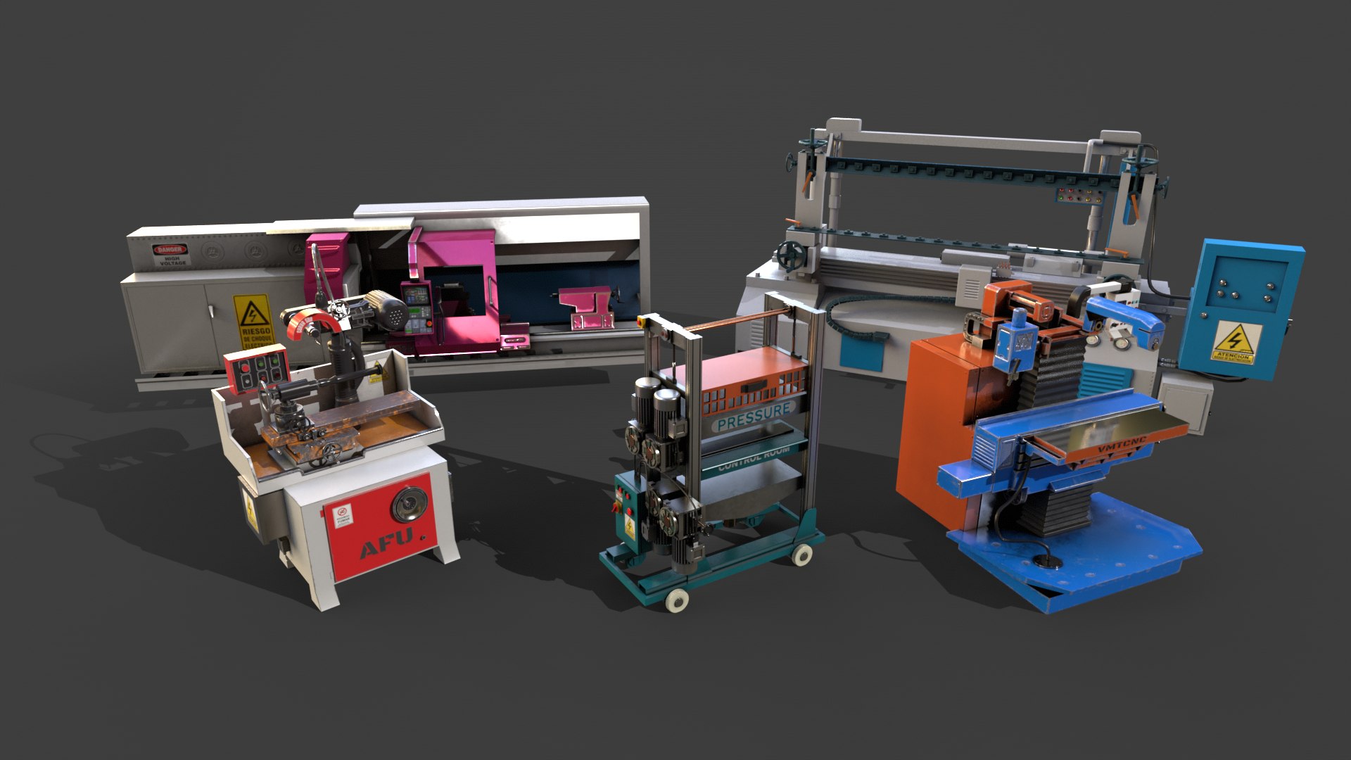 Machines Industry II 3D Model - TurboSquid 2105009