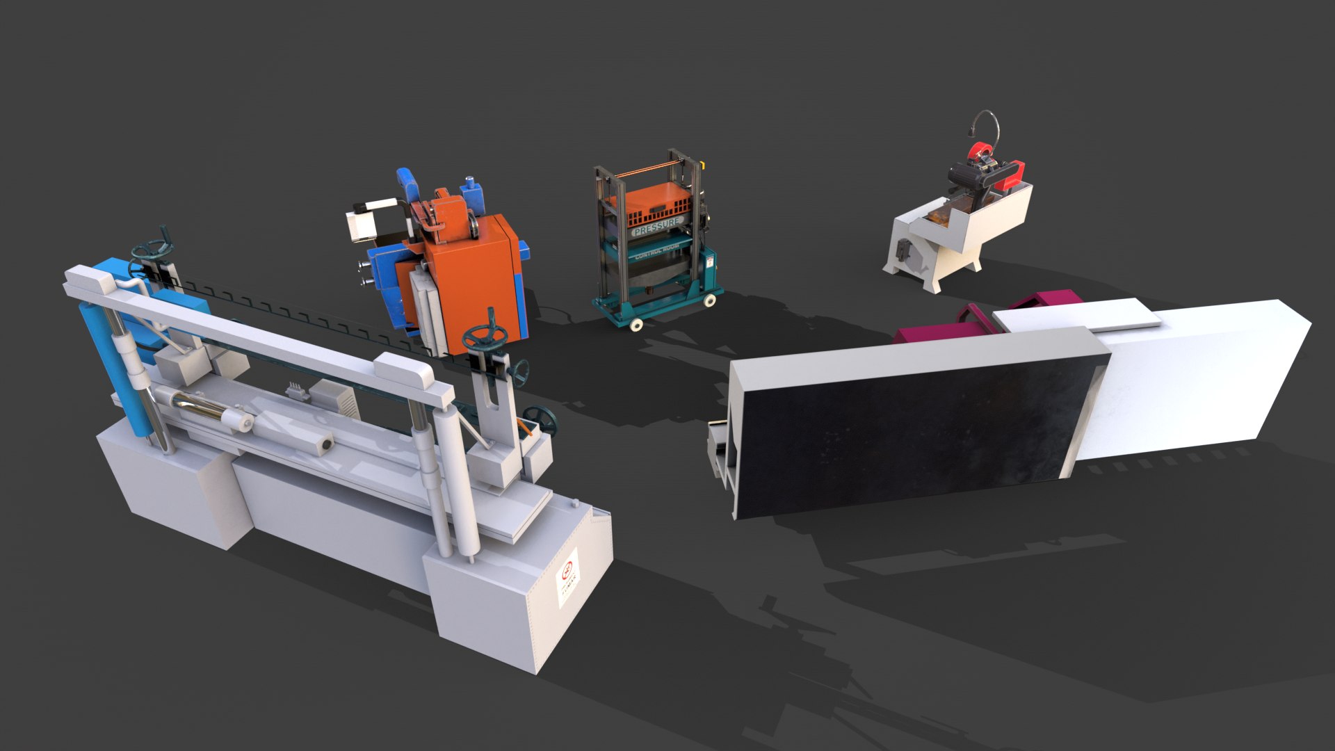 Machines Industry II 3D Model - TurboSquid 2105009