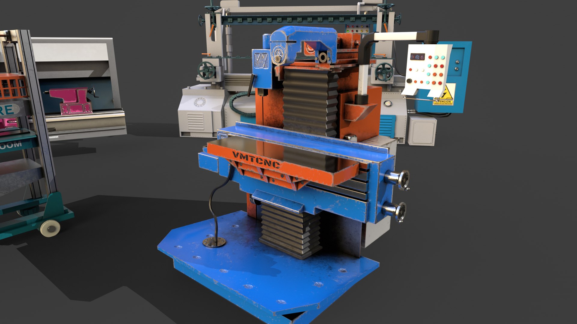 Machines Industry II 3D Model - TurboSquid 2105009