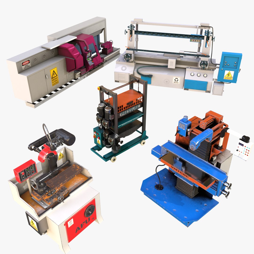 Machines Industry II 3D Model - TurboSquid 2105009