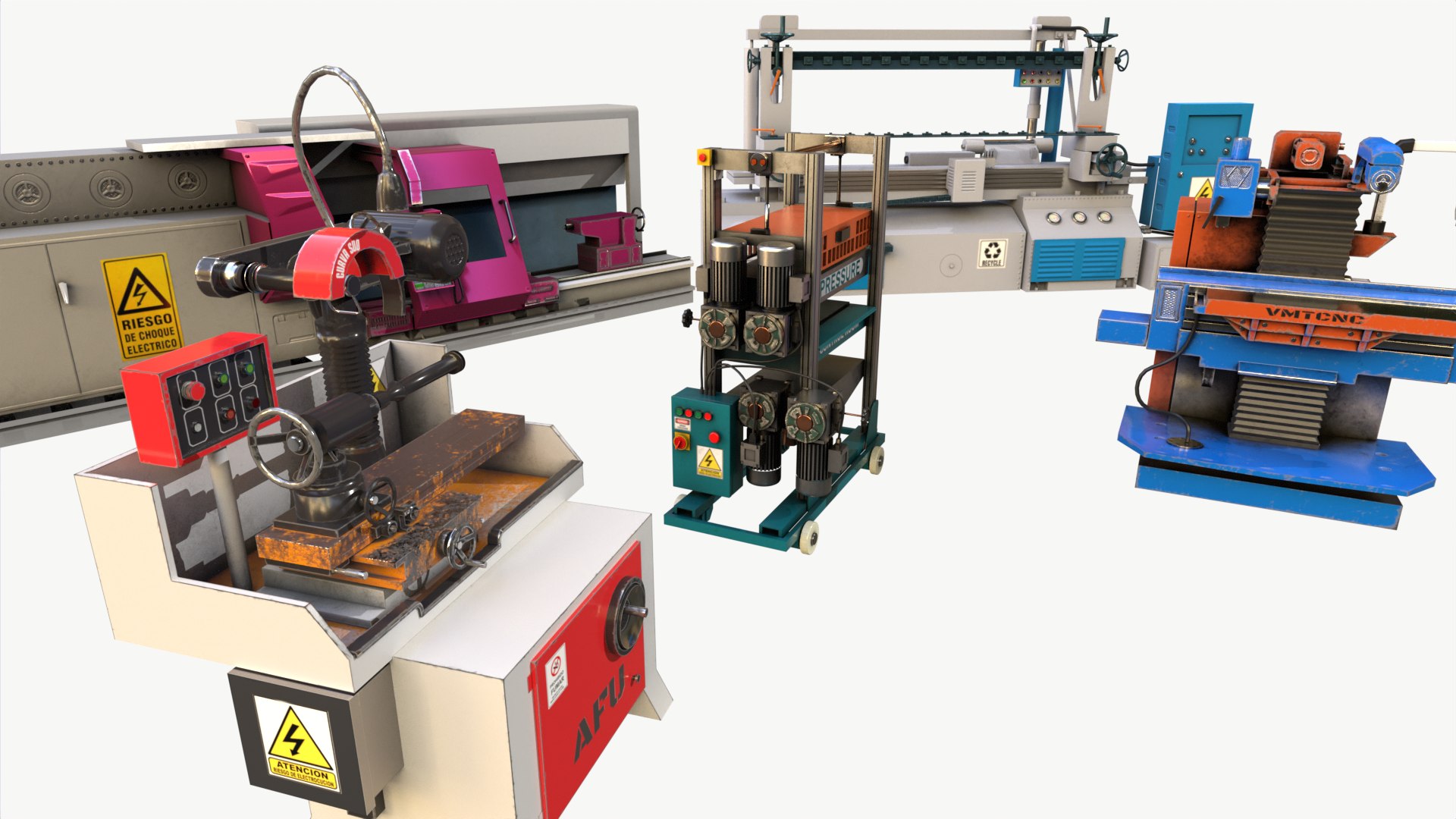 Machines Industry II 3D Model - TurboSquid 2105009