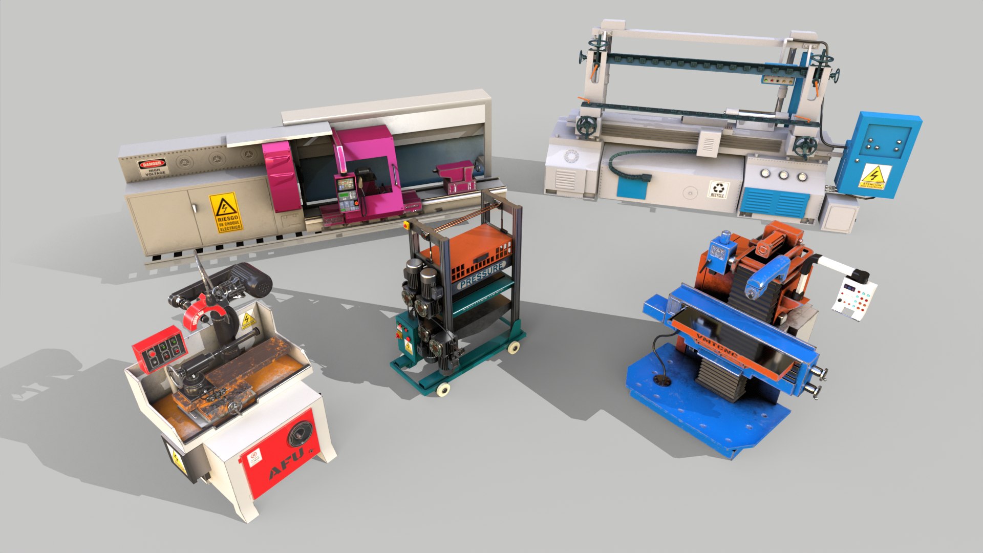 Machines Industry II 3D Model - TurboSquid 2105009