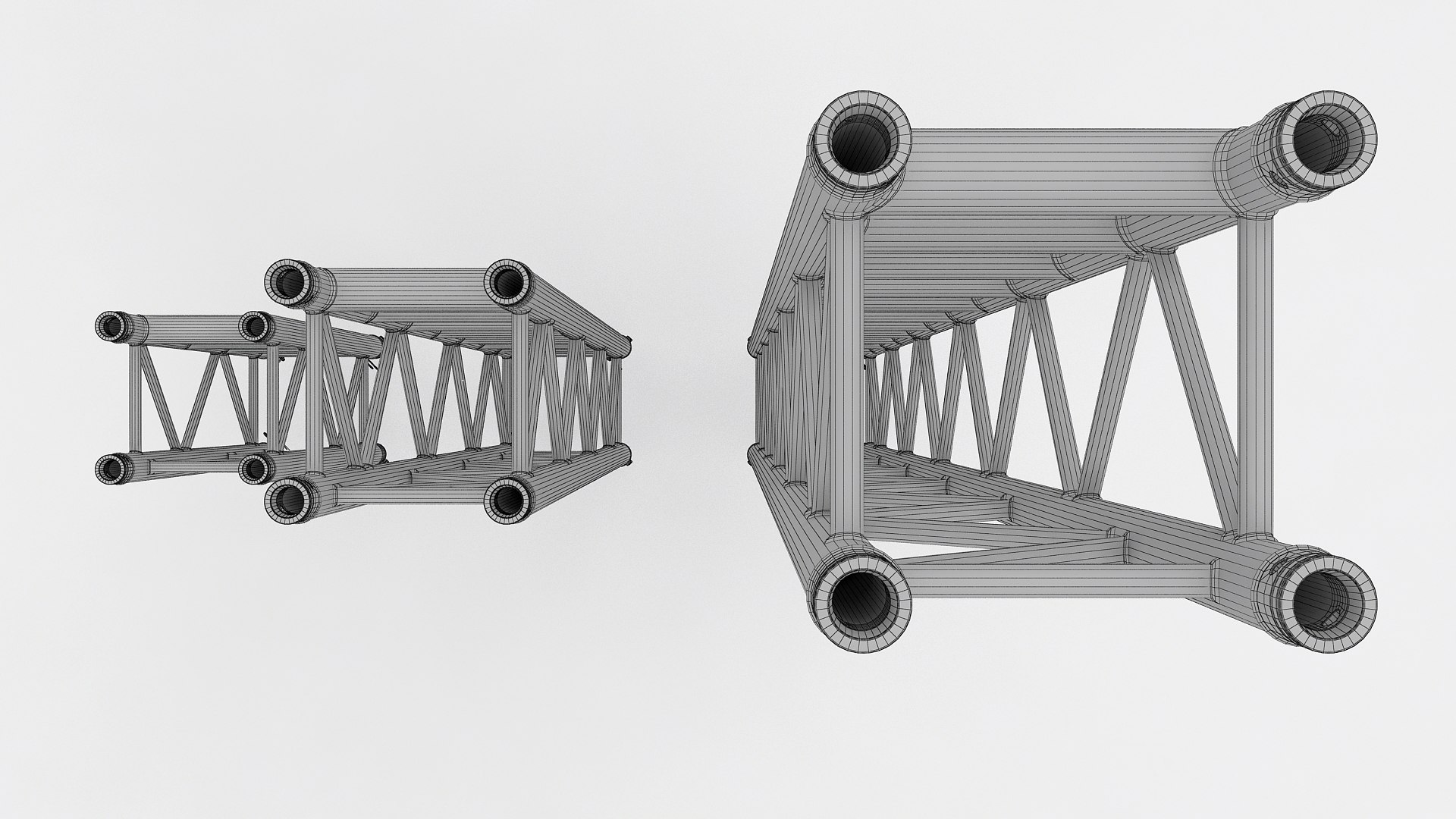 3D Truss Frame Architecture - TurboSquid 1475381