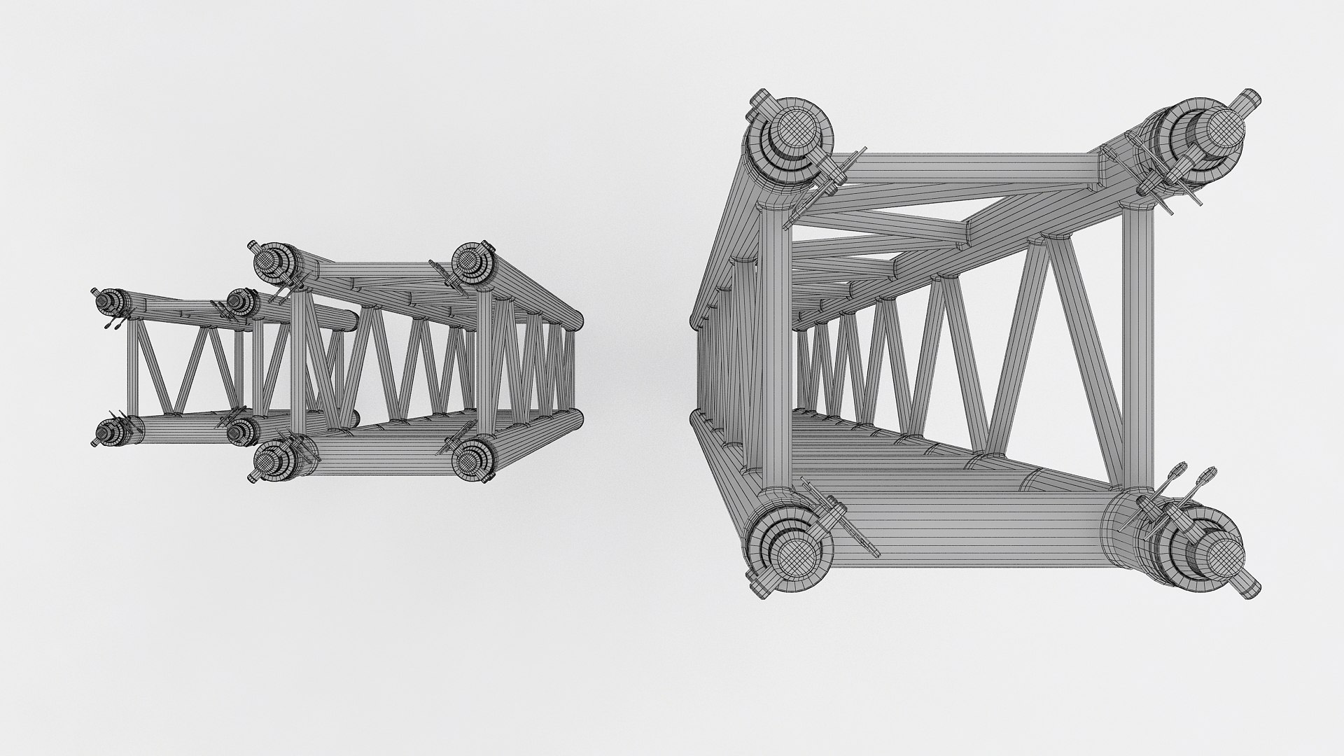 3D Truss Frame Architecture - TurboSquid 1475381