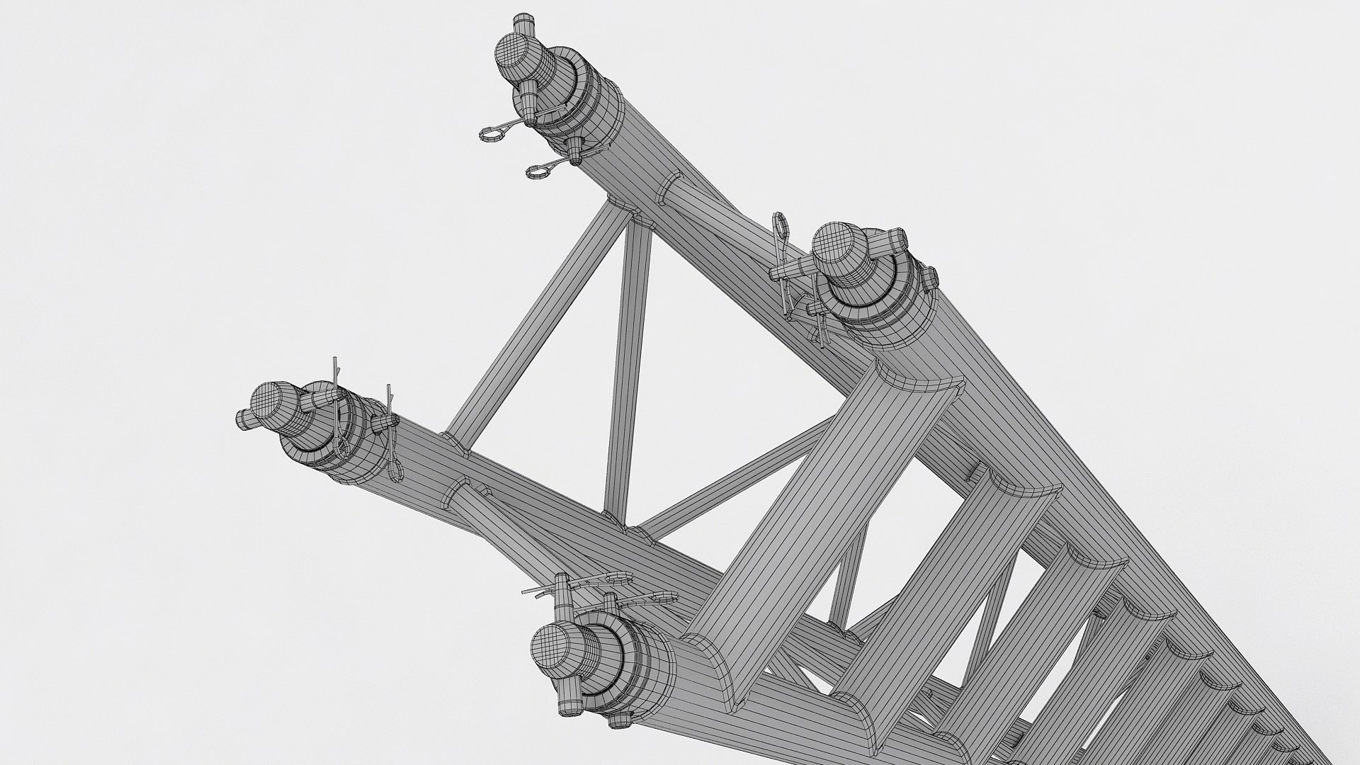 3D Truss Frame Architecture - TurboSquid 1475381