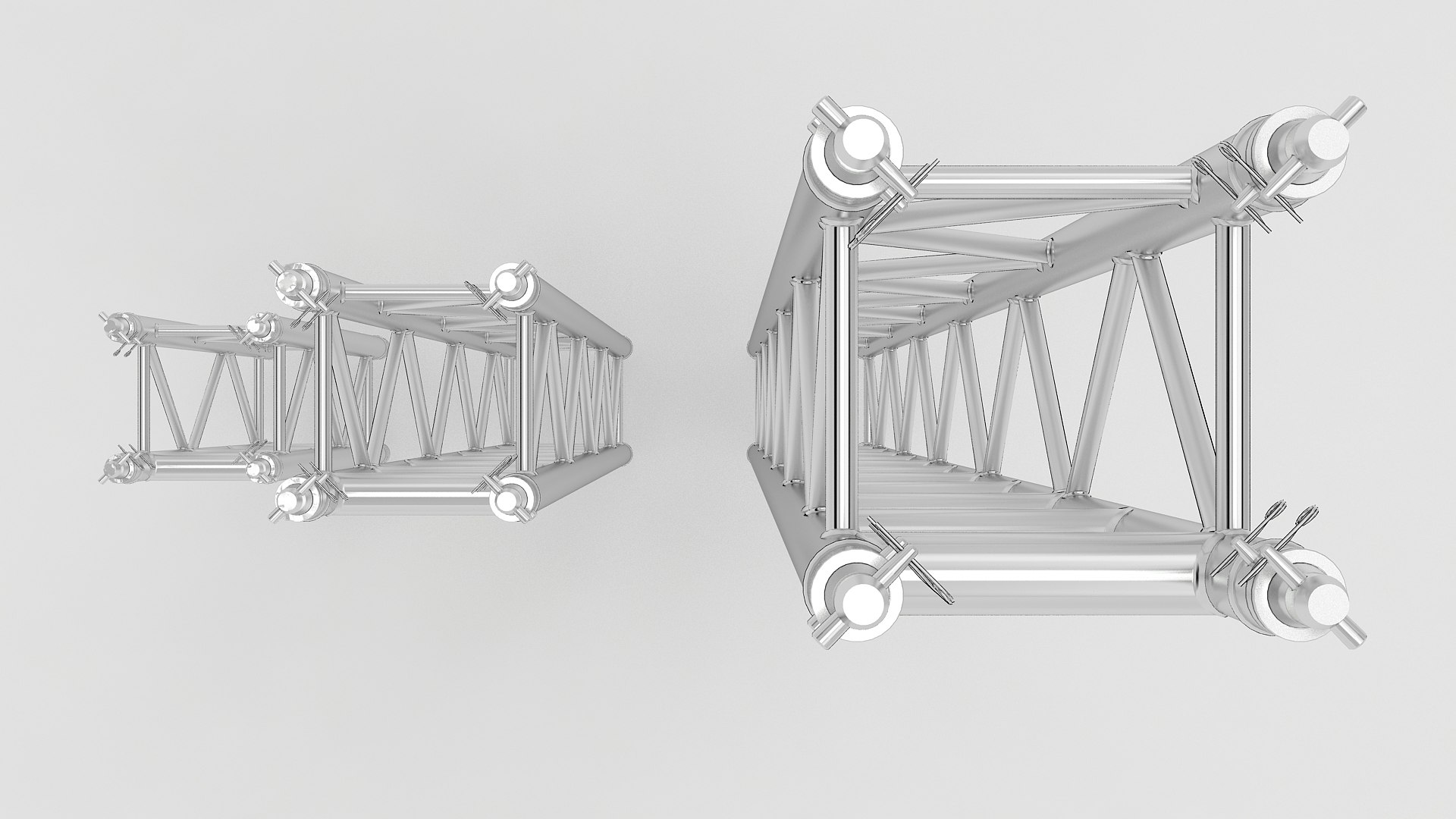 3D Truss Frame Architecture - TurboSquid 1475381