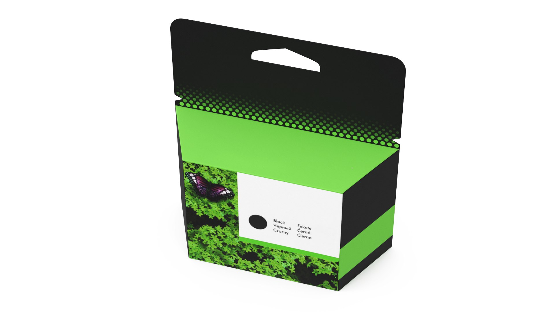3D Black Printer Cartridge Box - TurboSquid 2157858