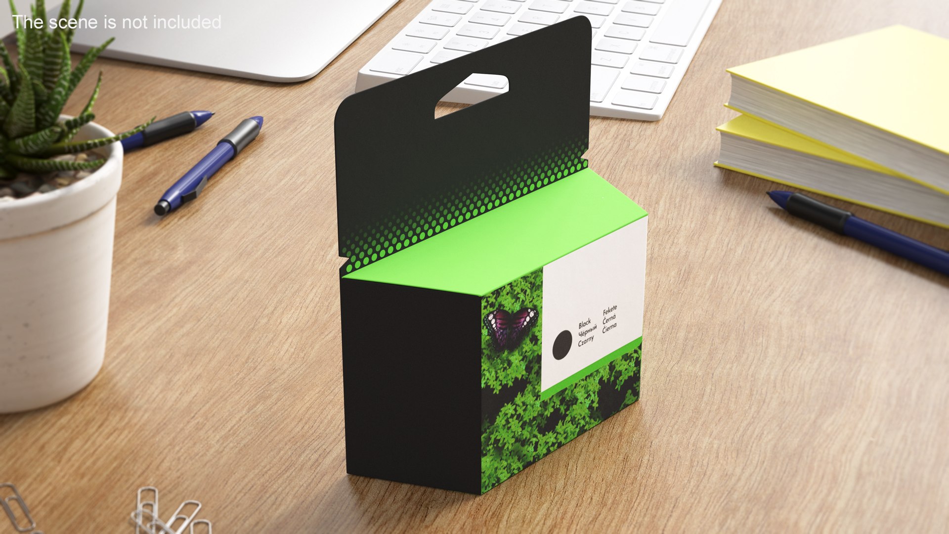 3D Black Printer Cartridge Box - TurboSquid 2157858