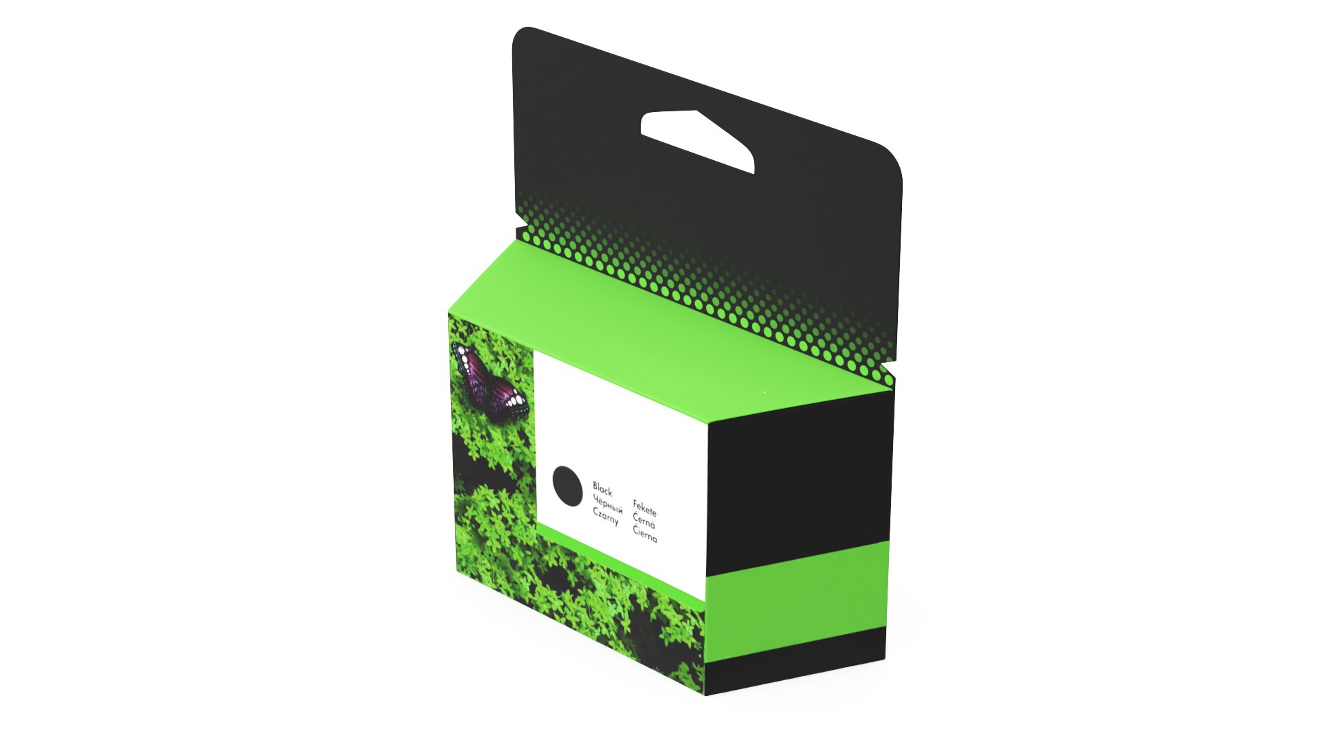 3D Black Printer Cartridge Box - TurboSquid 2157858