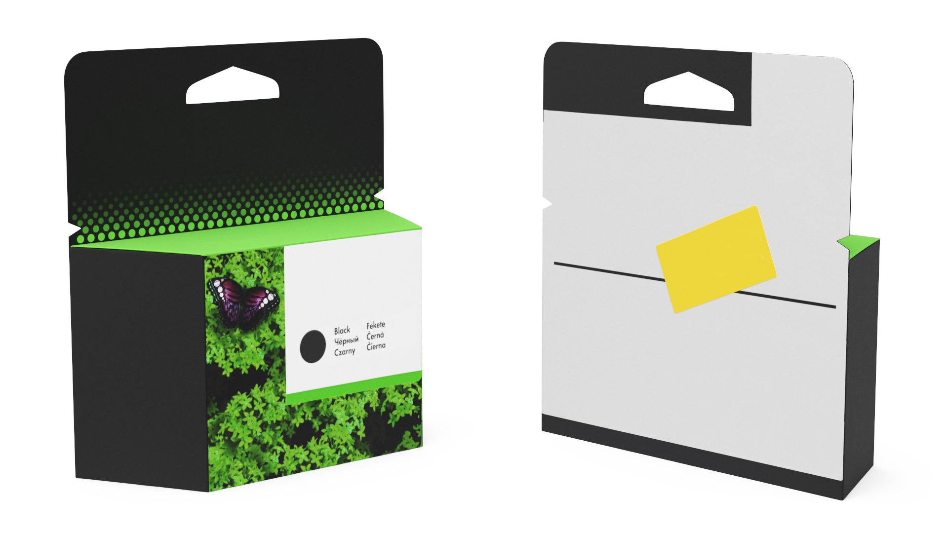 3D Black Printer Cartridge Box - TurboSquid 2157858