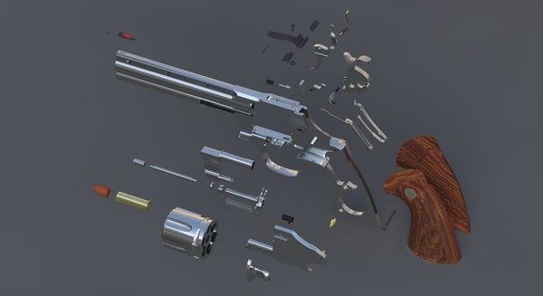 modelo 3d Colt Python 2020 6- Detalle completo - TurboSquid 1511523