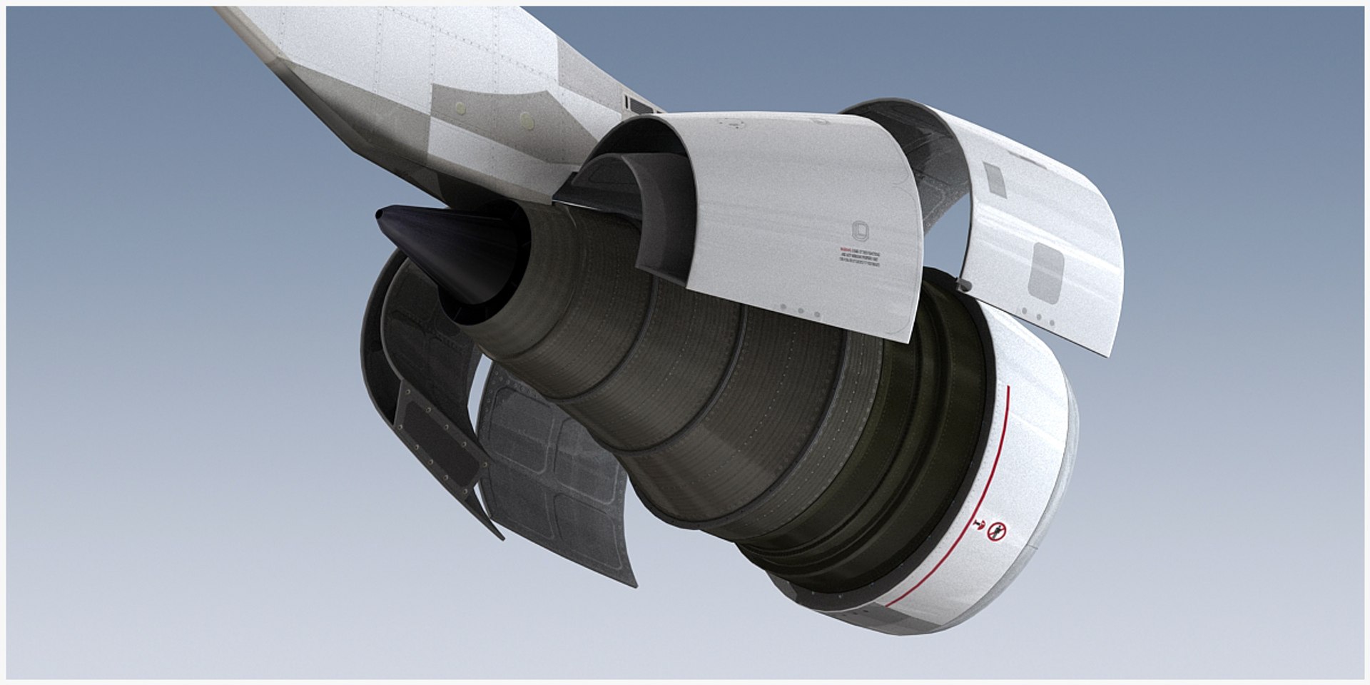 3D Airbus A380 Engine Model - TurboSquid 1464485