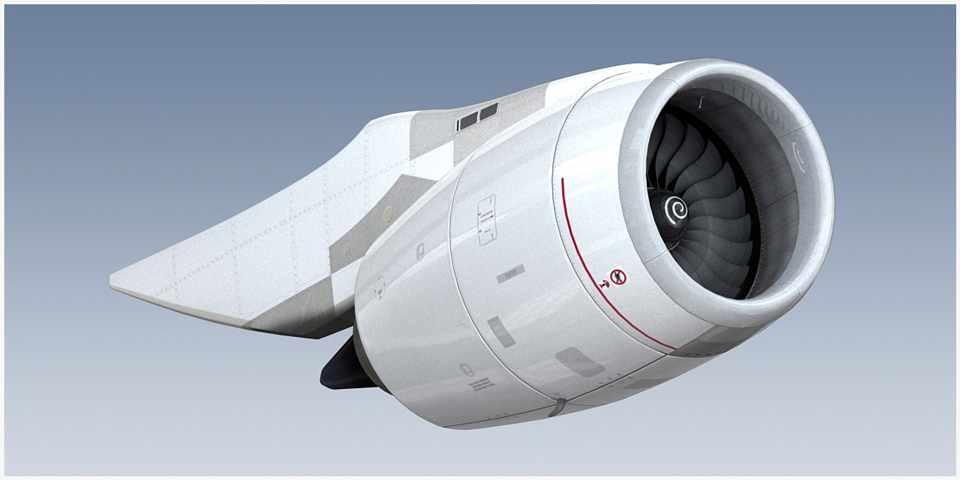 3D Airbus A380 Engine Model - TurboSquid 1464485