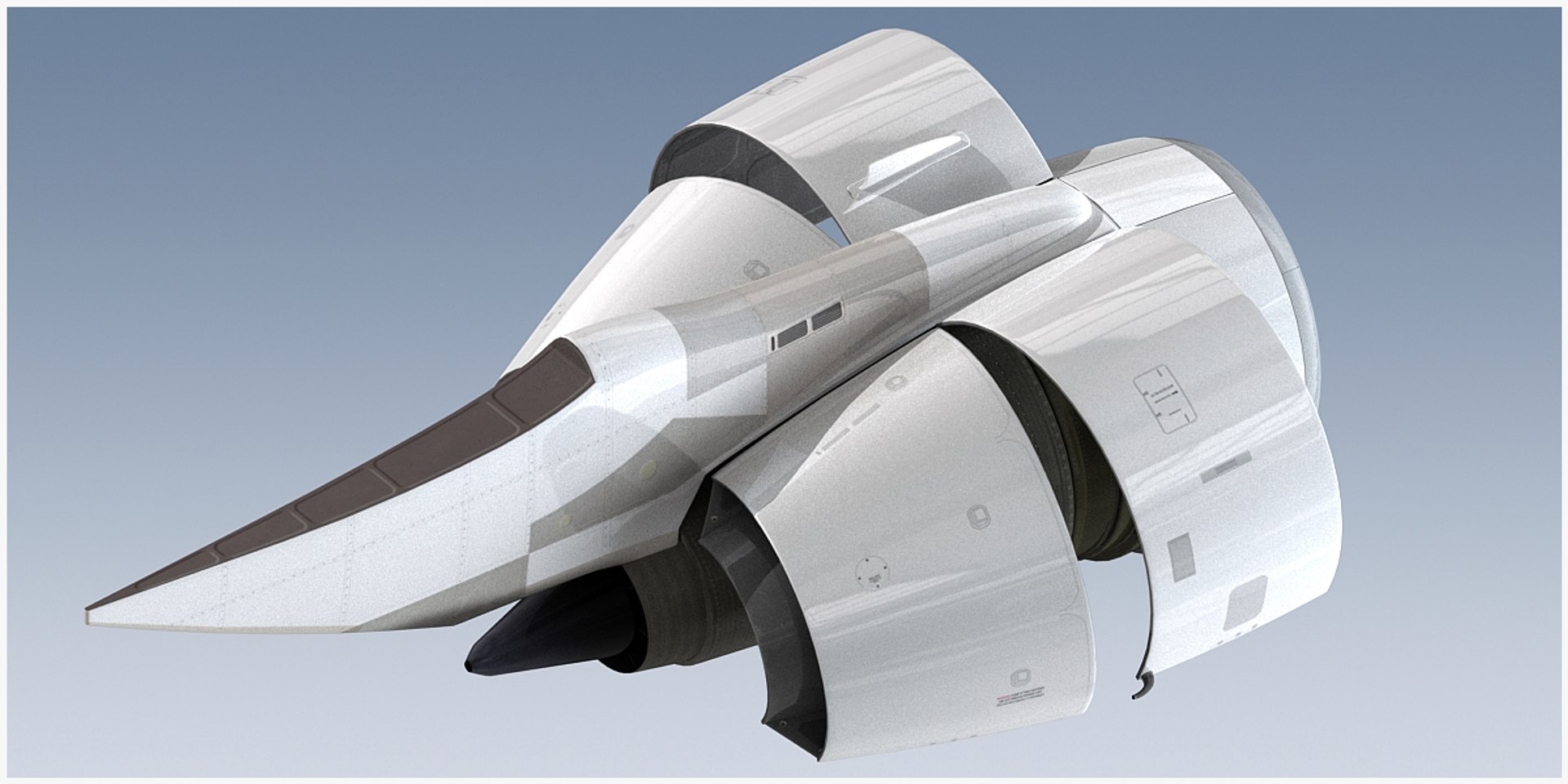 3D Airbus A380 Engine Model - TurboSquid 1464485