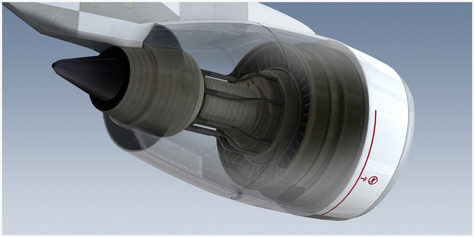 3D Airbus A380 Engine Model - TurboSquid 1464485