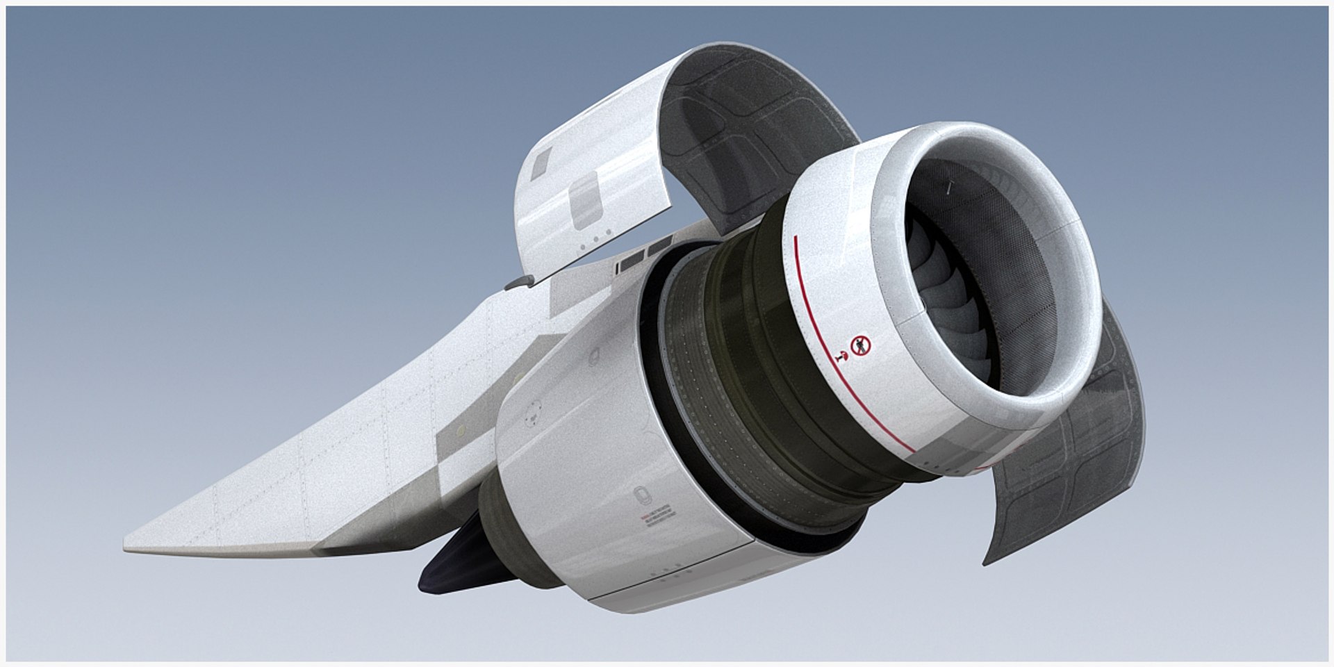 3D Airbus A380 Engine Model - TurboSquid 1464485