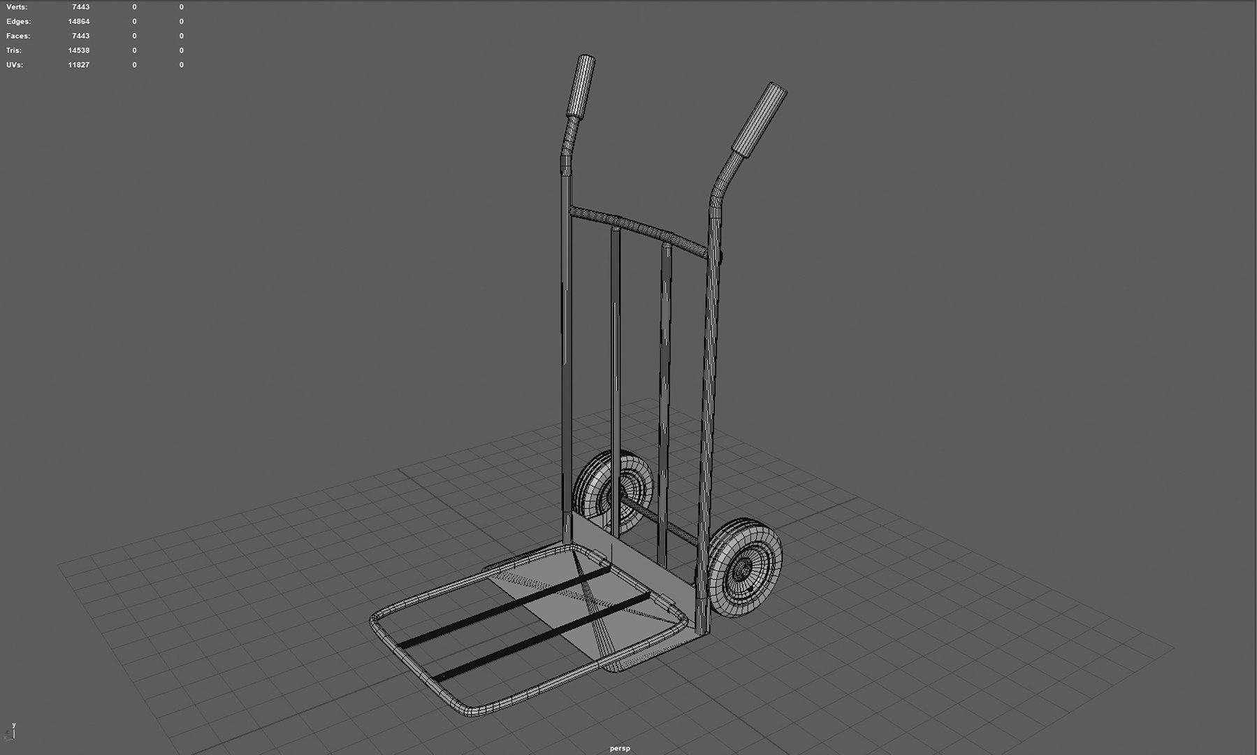 Hand trolley 3D model - TurboSquid 1810377