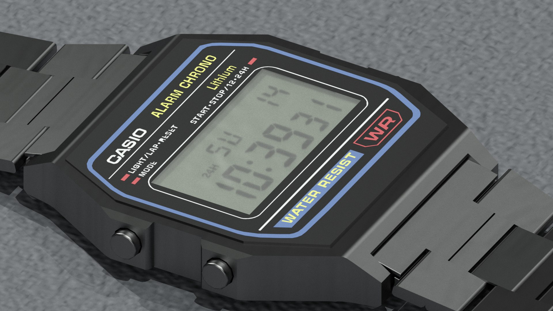 Casio 158w 3D Model - TurboSquid 2258292