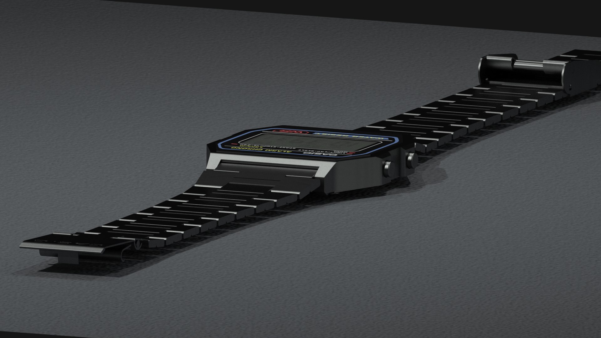 Casio 158w 3D Model - TurboSquid 2258292