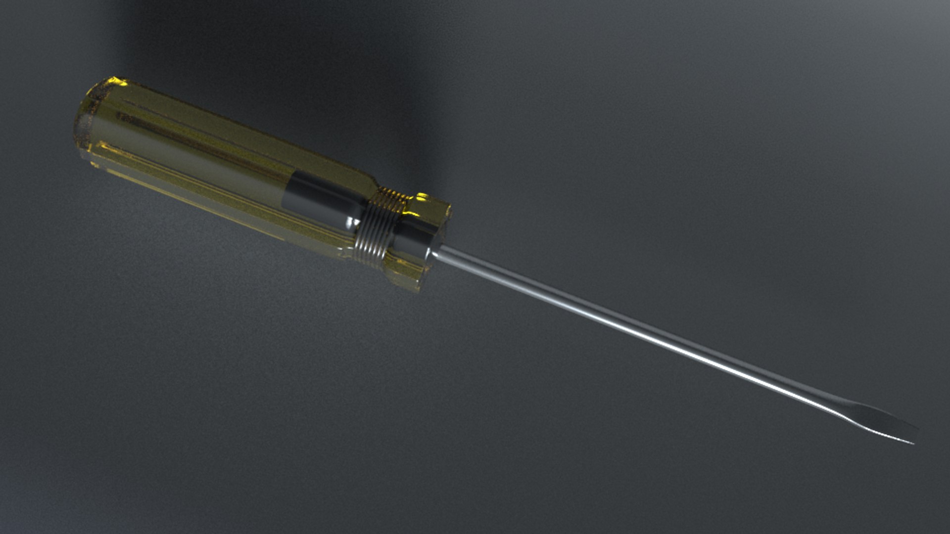 3D Screwdriver Model - TurboSquid 1438415