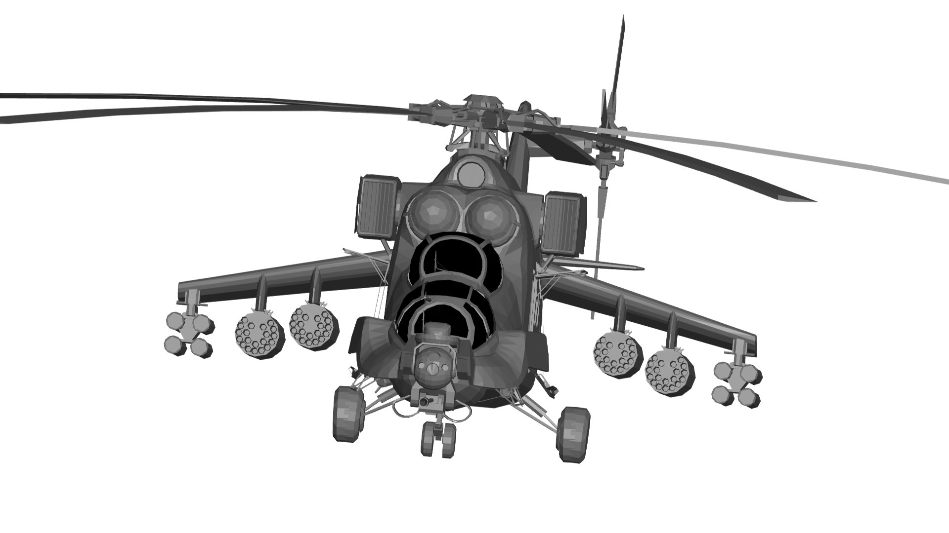 3D Mil Mi-24 Model - TurboSquid 1986443