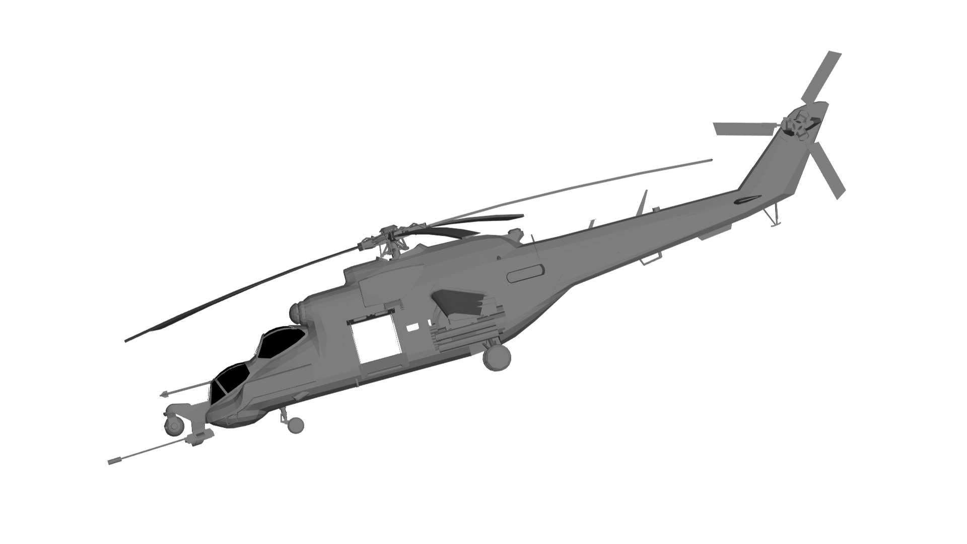 3D Mil Mi-24 Model - TurboSquid 1986443