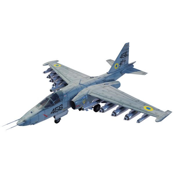 Sukhoi Su-25 3D Models for Download | TurboSquid