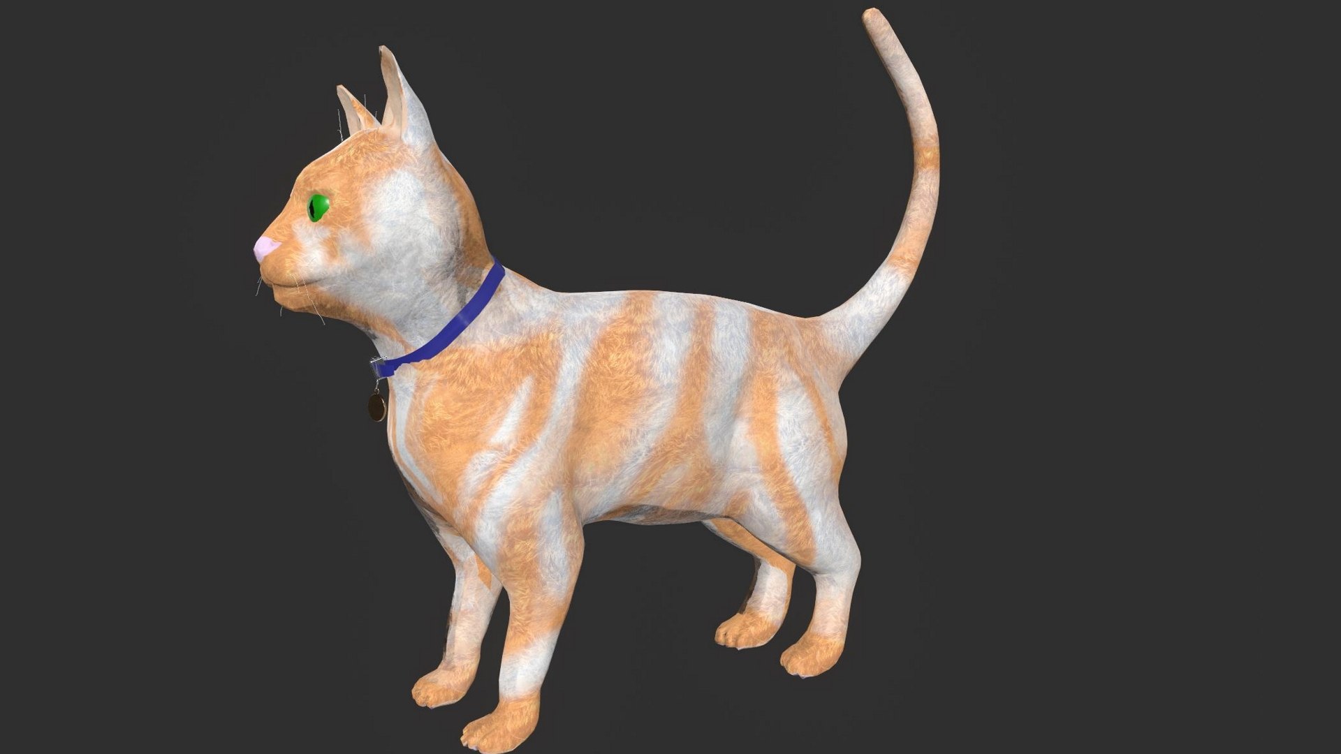 Cat Low Poly Model 3D Model - TurboSquid 2052887