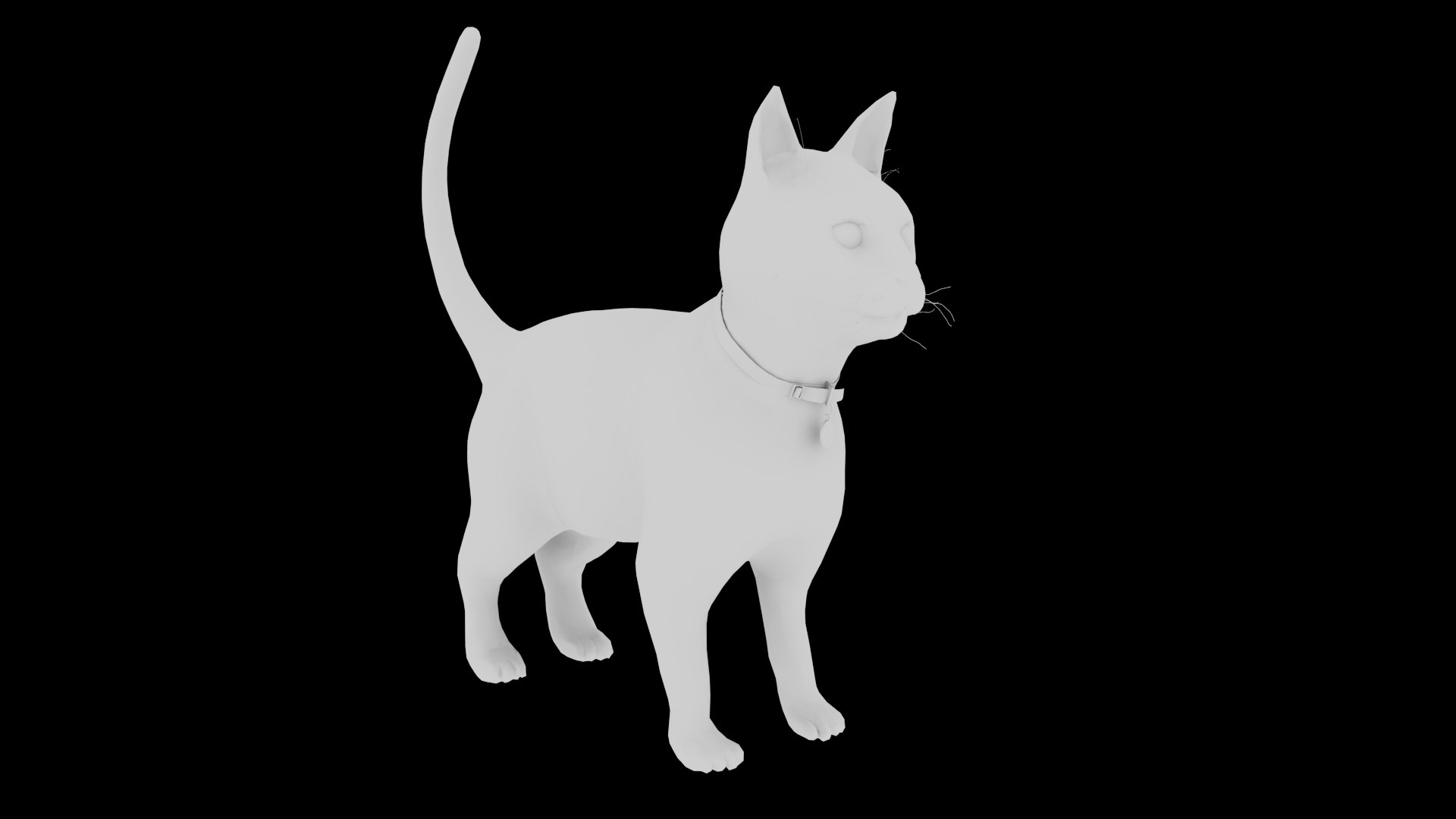 Cat Low Poly Model 3D Model - TurboSquid 2052887