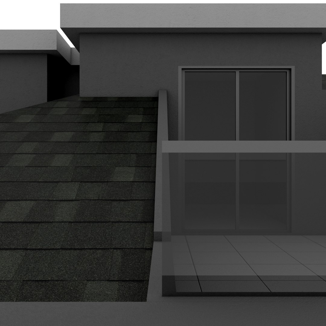 4-storey Simple Building Terrace Model - TurboSquid 1519708