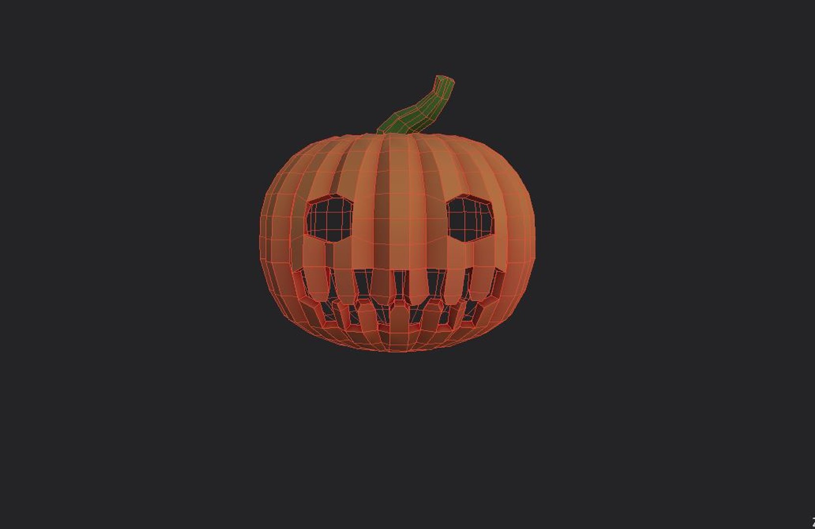 Pumpkin model - TurboSquid 1631705