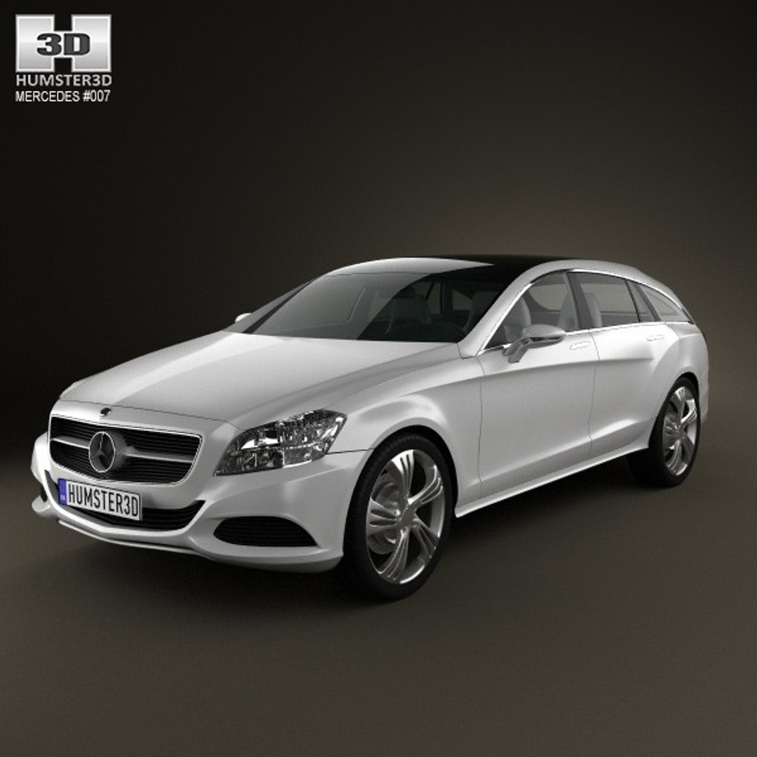 mercedes-benz shooting break 3d model