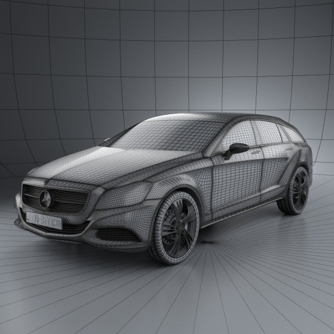 mercedes-benz shooting break 3d model