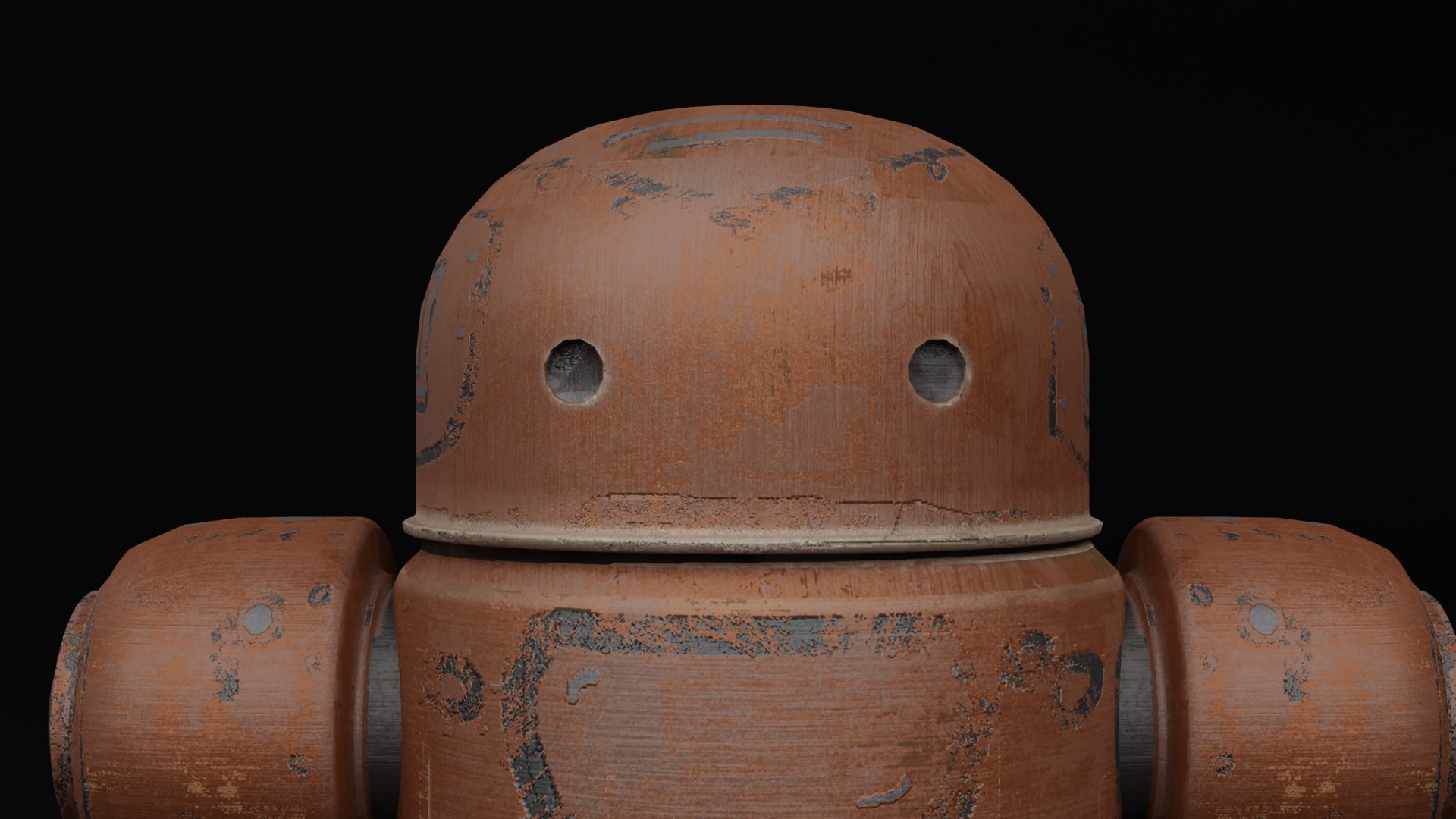 Old Robot Humanoid A2 - Rigged Model - TurboSquid 2301370