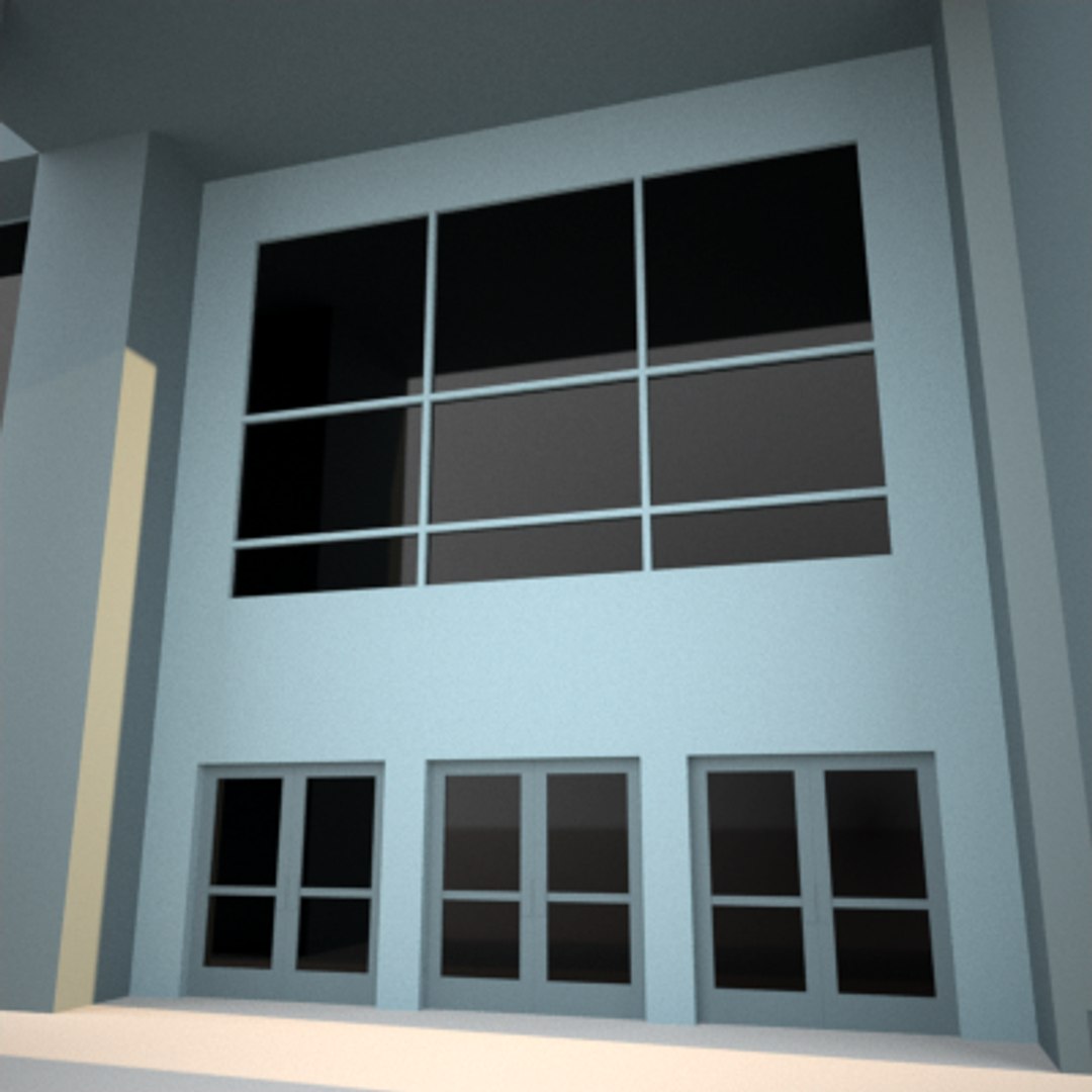 Building Shape Number 1 3d Model