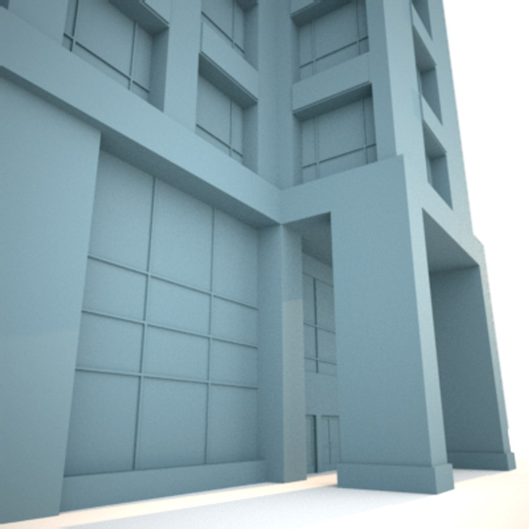 Building Shape Number 1 3d Model