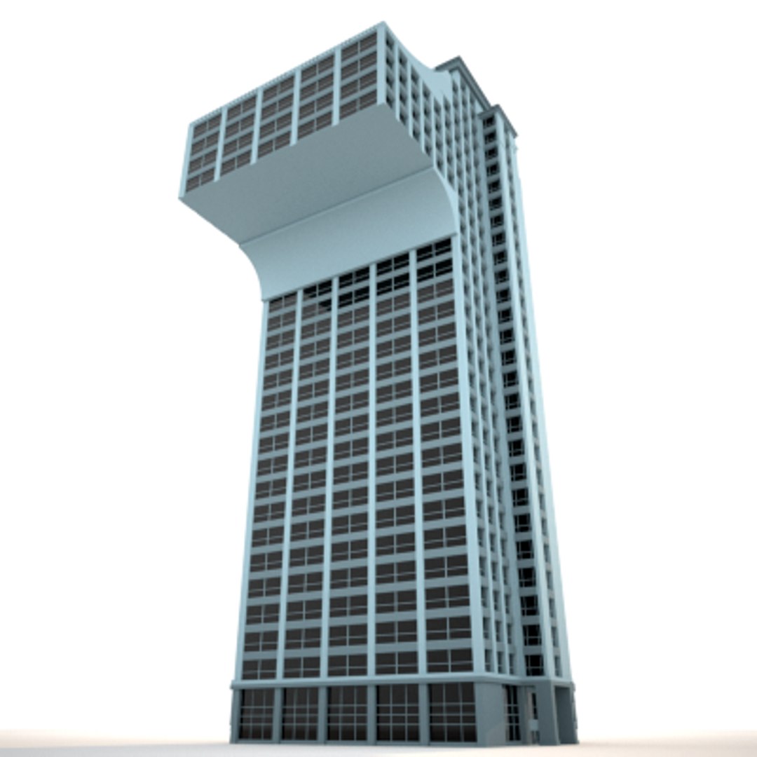 Building Shape Number 1 3d Model