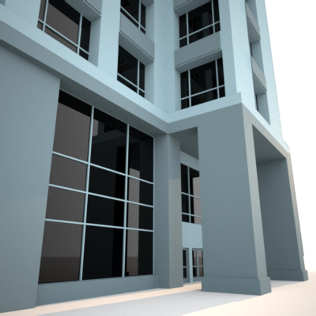 Building Shape Number 1 3d Model