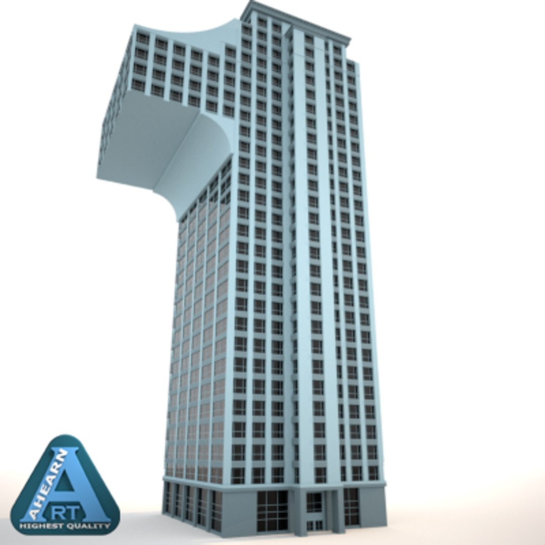 Building Shape Number 1 3d Model